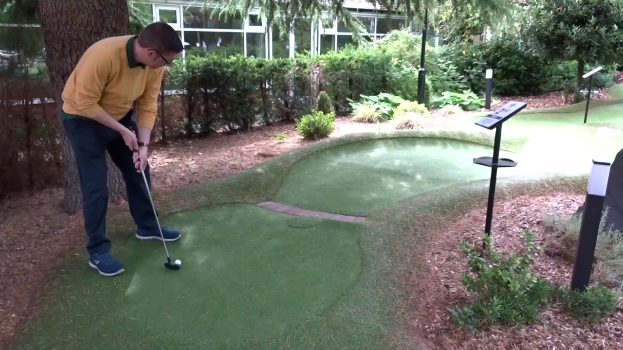 Ryder Legends Mini Golf course at The Belfry - Hole 2 - YouTube