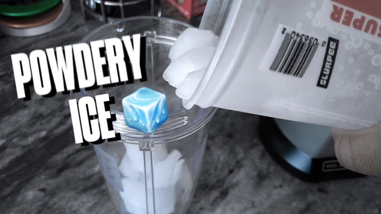 Powdery Ice Tutorial 🧊 Cloudy Moon Ice - YouTube