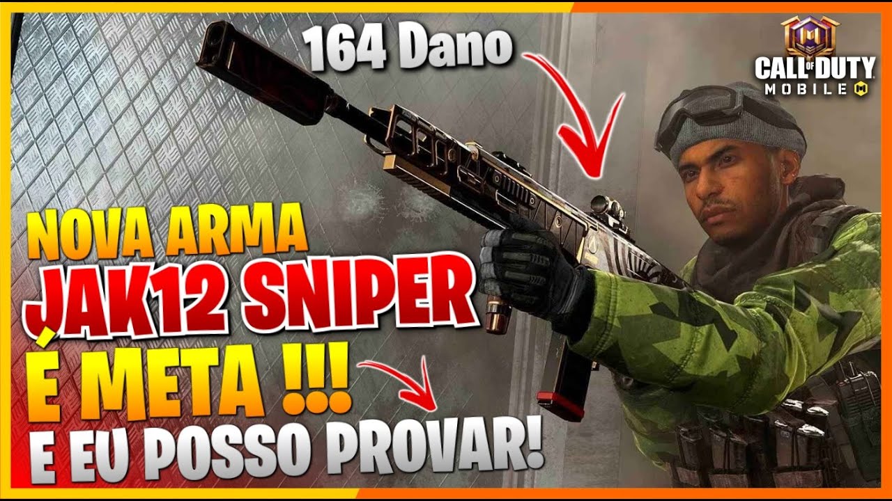 JAK12 SNIPER É META NO COD MOBILE E EU POSSO PROVAR! - Classe JAK-12 ...