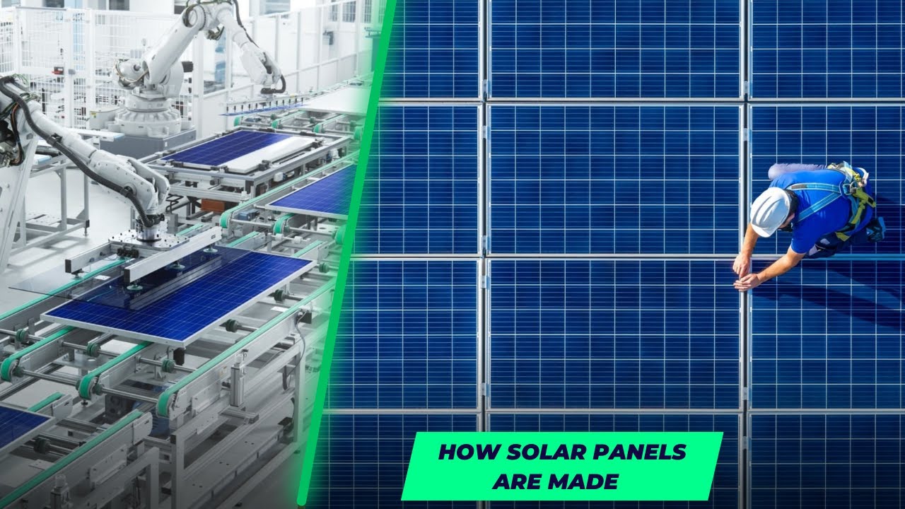 How Solar Panels Are Made In Factory | Solar Panels Manufacturing - YouTube