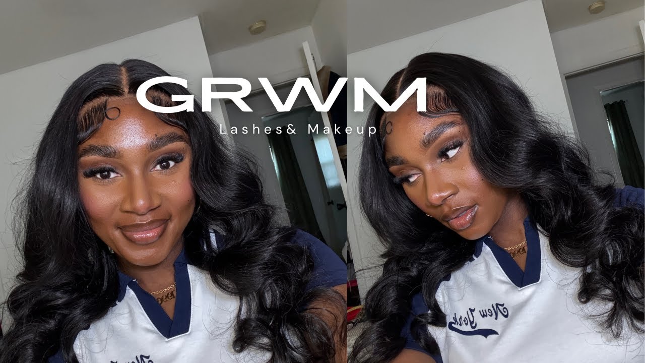 GET READY WITH ME | DIY LASHES | MAKEUP TUTORIAL - YouTube