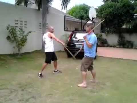 Arnis Basic Single Sinawali - YouTube