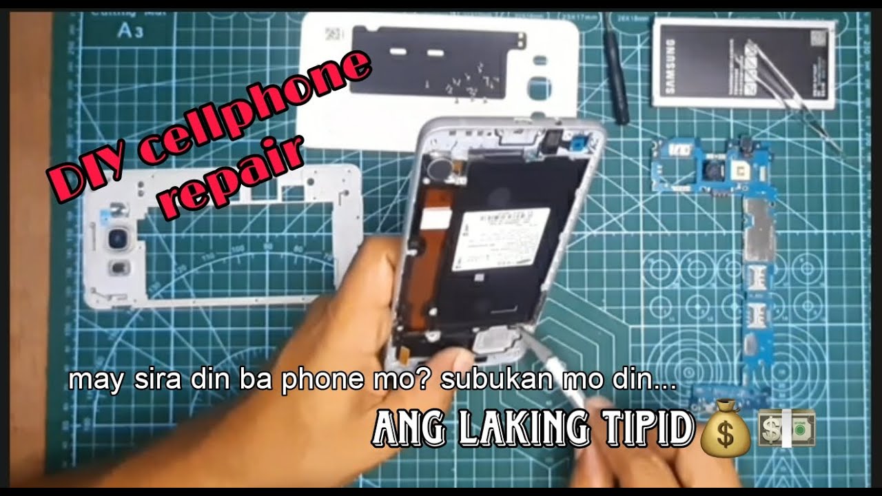 DIY samsung phone power flex and button repair | tito Lemz - YouTube