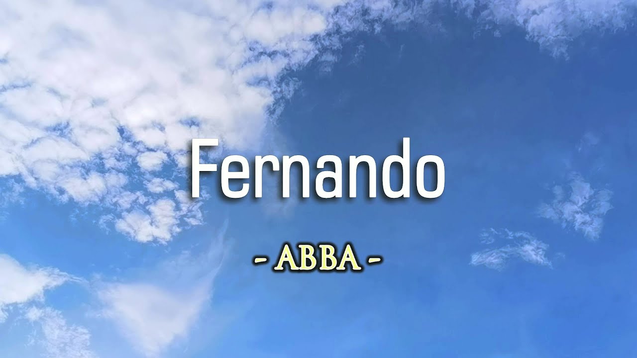 Fernando - KARAOKE VERSION - as popularized by ABBA - YouTube