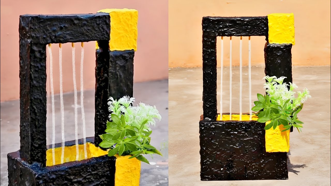 Awesome Easy & Simple Making Indoor Tabletop Water Fountain | Best ...