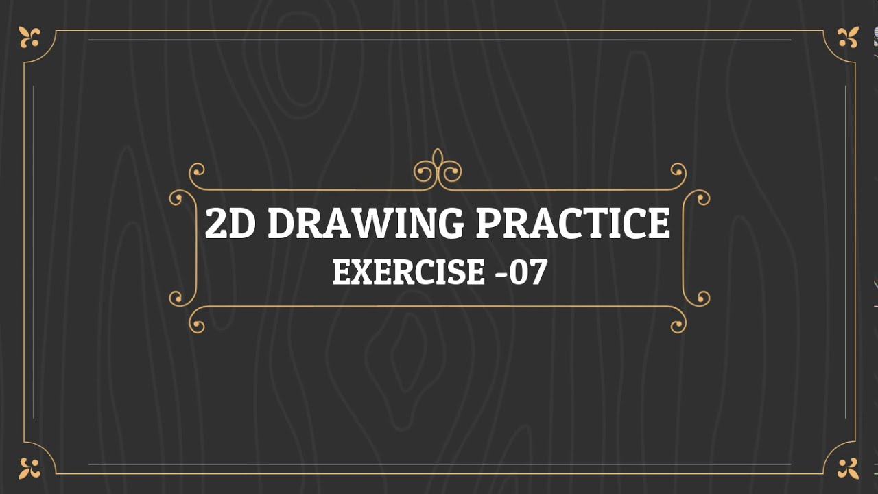 2D DRAWING PRACTICE - YouTube