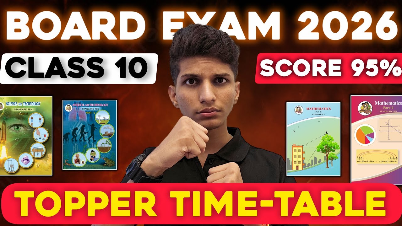 Class 10 - TOPPER'S TIME-TABLE EXPOSED 🔥 Only 1% STUDENTS STUDY LIKE ...
