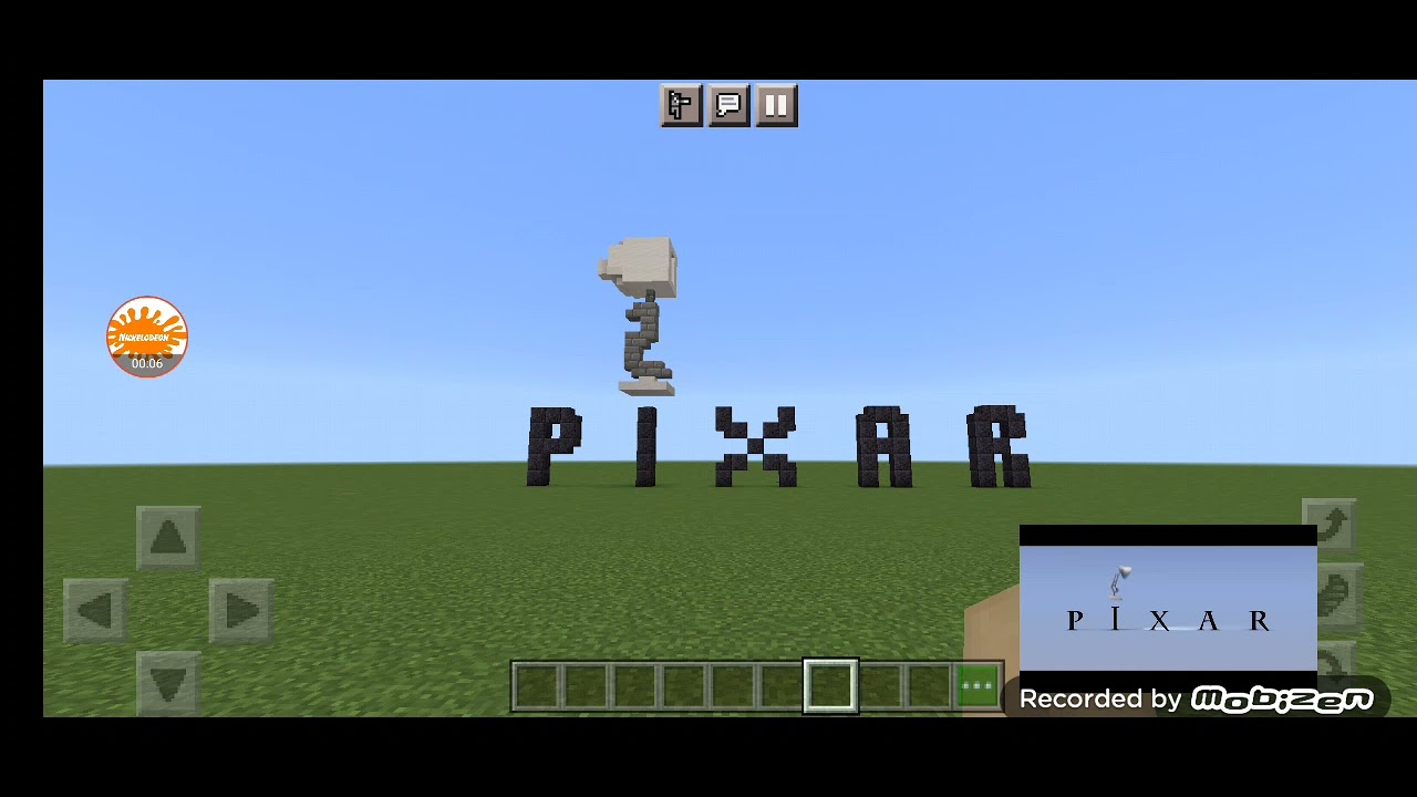 Pixar Logo In Minecraft - YouTube