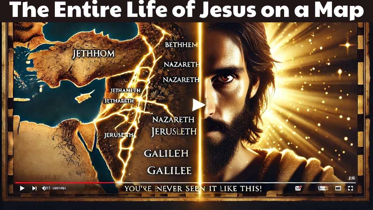 The Entire Life of Jesus on a Map. If you don't watch it you will be ...