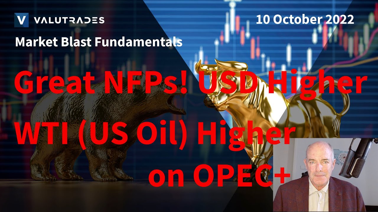 WTI (USOil) Higher on OPEC. USD Strength Continues on Great NFP Numbers. Indices Lower. - YouTube
