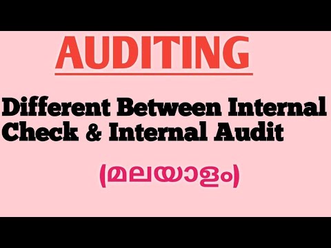 Difference Between Internal Audit & Internal Check || Auditing || ASF Academy - YouTube