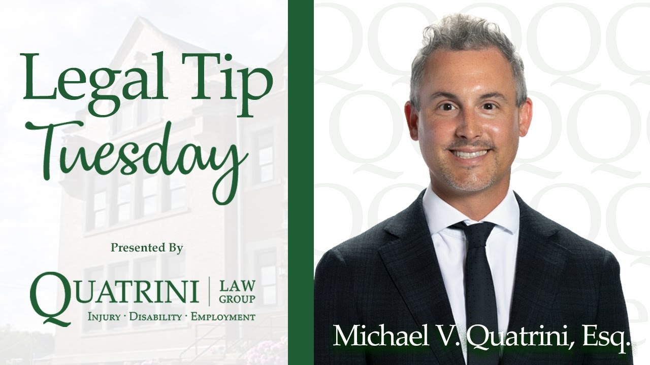 LEGAL TIP TUESDAY Featuring | Michael Quatrini, Esq. - YouTube