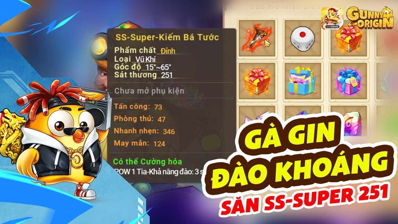 Gunny Origin VNG | Cùng Gà Gin Đào Khoáng Săn SS-Super-Kiếm Bá Tước ...