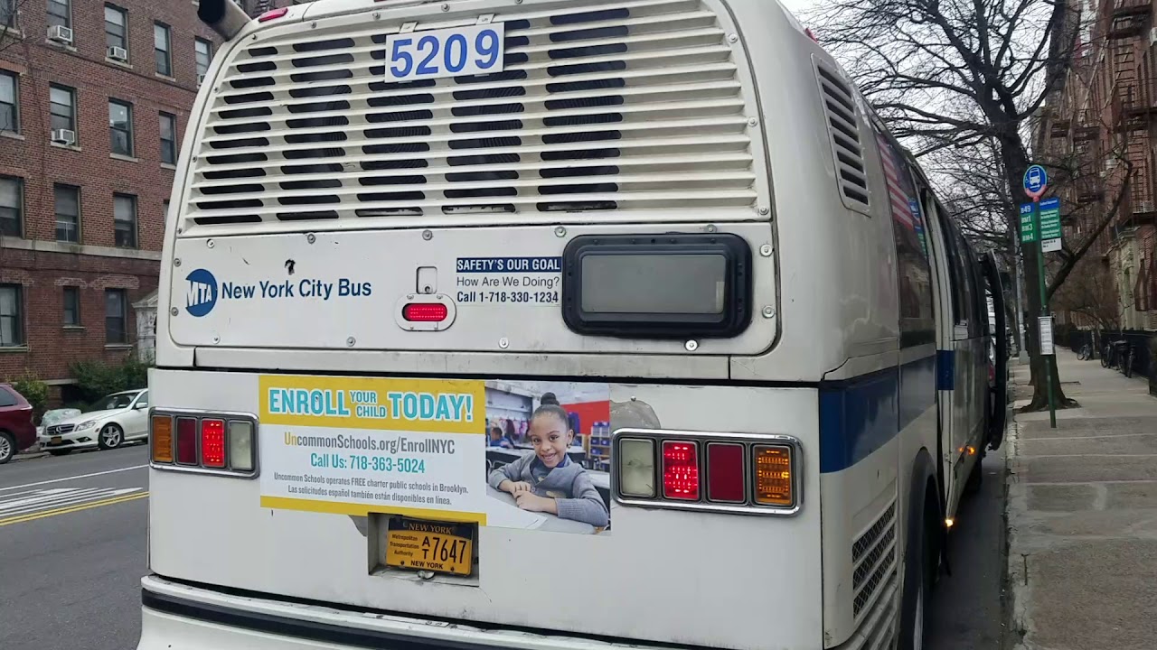 MTA NYCT Bus: 1999 NovaBus RTS #5209 on the B49 @Ocean Ave/Ave J - YouTube