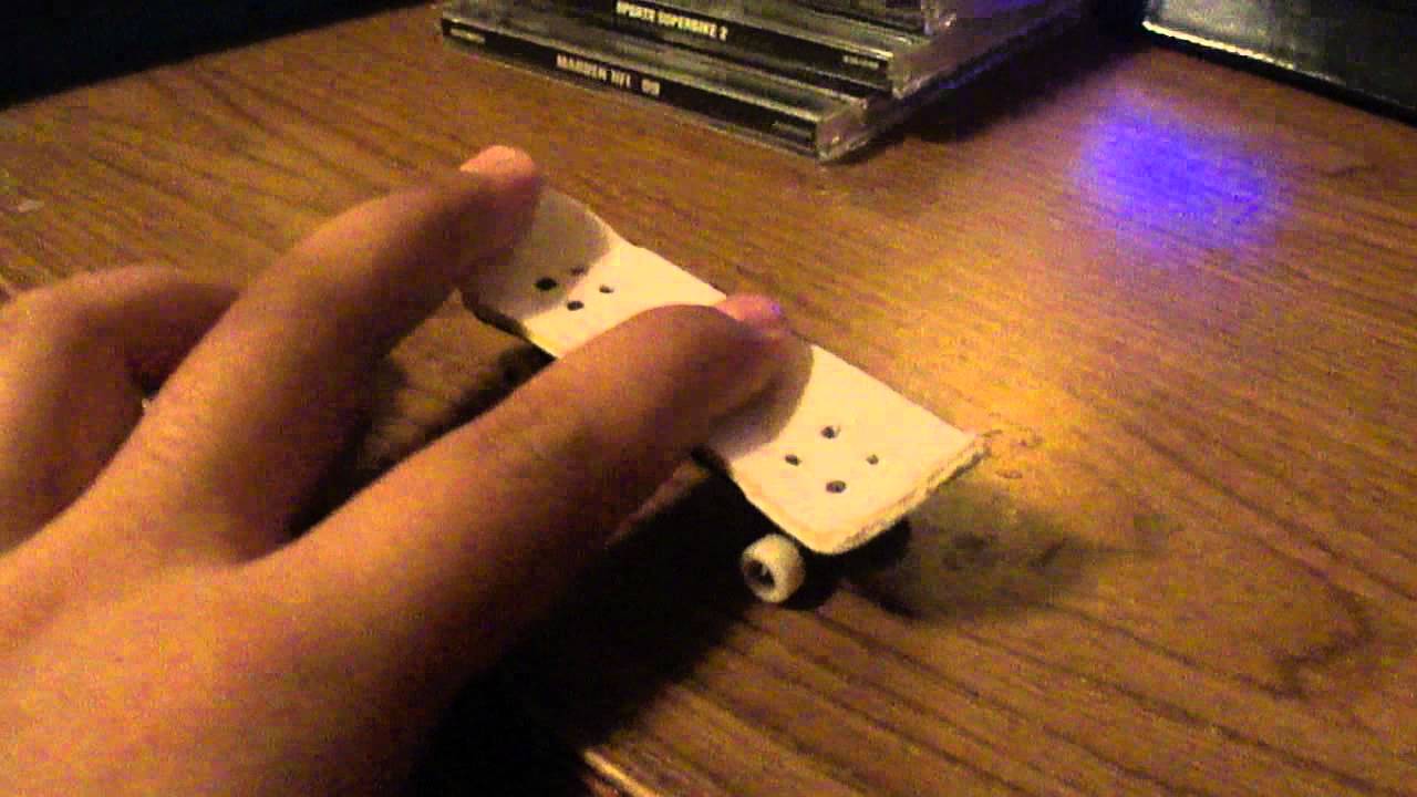 How To KickFlip On A Fingerboard - YouTube