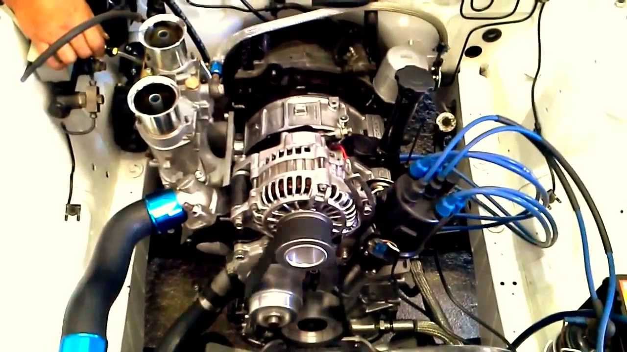 13B Bridgeport First Startup RX4 COUPE - YouTube