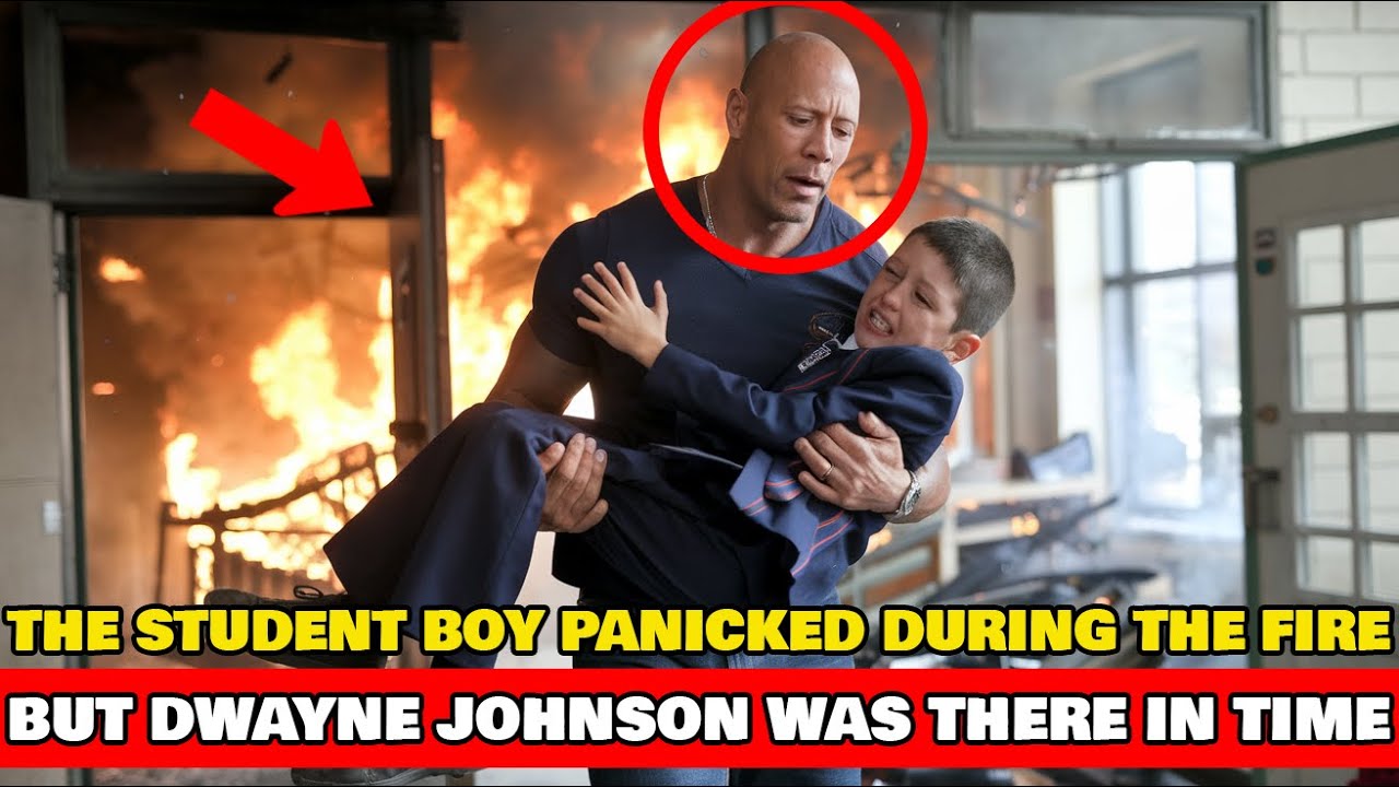 Dwayne Johnson Rescues School Kids From Raging Fire. Without Him ...