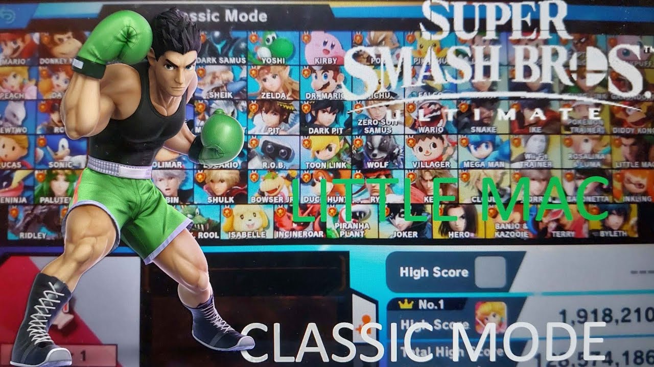 Super Smash Bros Ultimate: Classic Mode - Little Mac - YouTube
