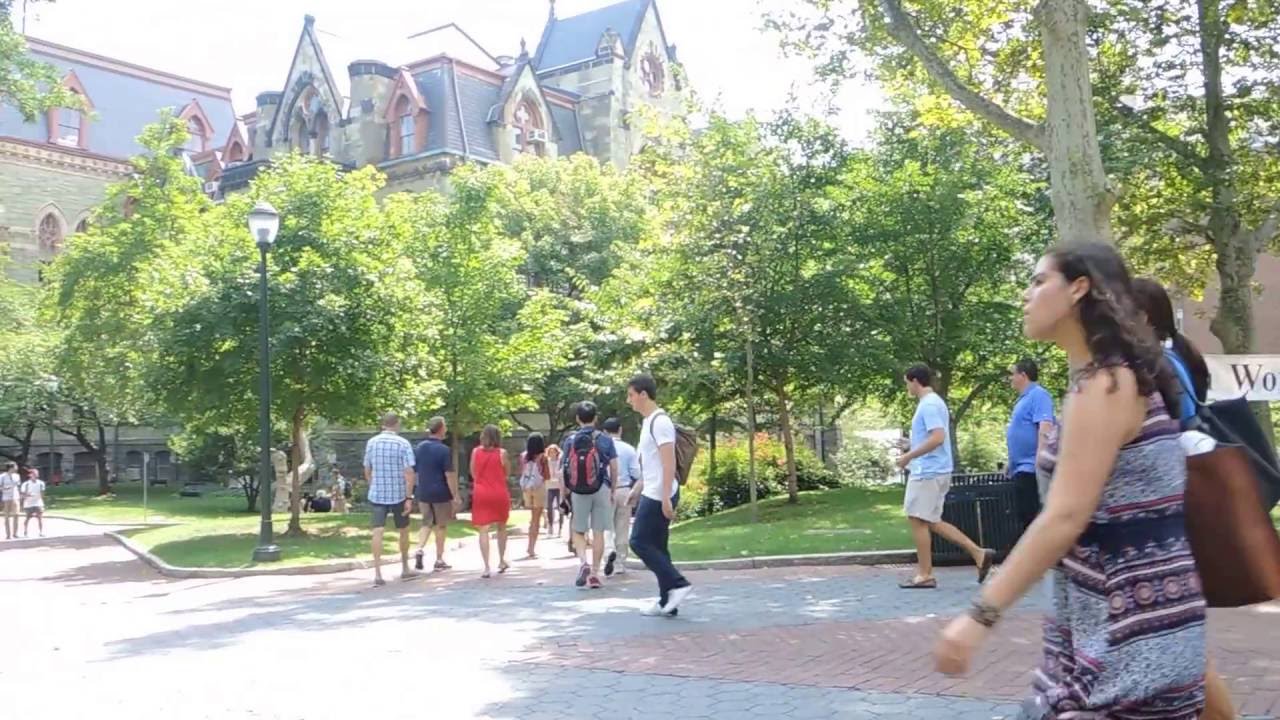 Locust Walk During Move-In - YouTube