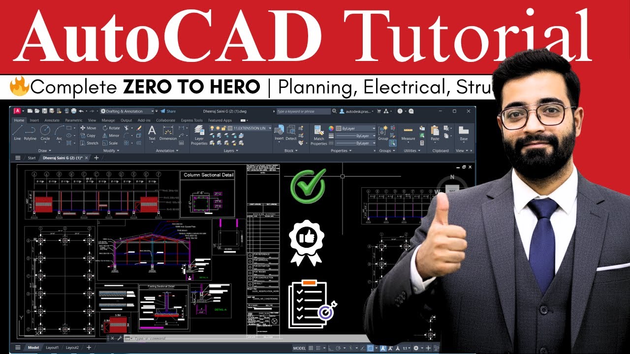 Complete AutoCAD For Beginners Part - 1 | 🔥Zero to Hero Series - YouTube