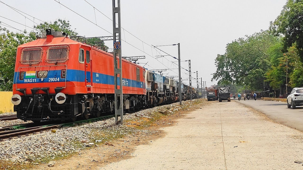 WAG-11, WDG-4, WAG-9 Loco Standing at "BLW" Banaras Locomotive Warks ...
