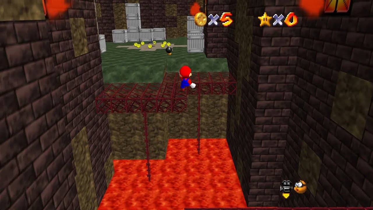 Bob-omb Caverns by Syyrup - Mario Builder 64 - YouTube
