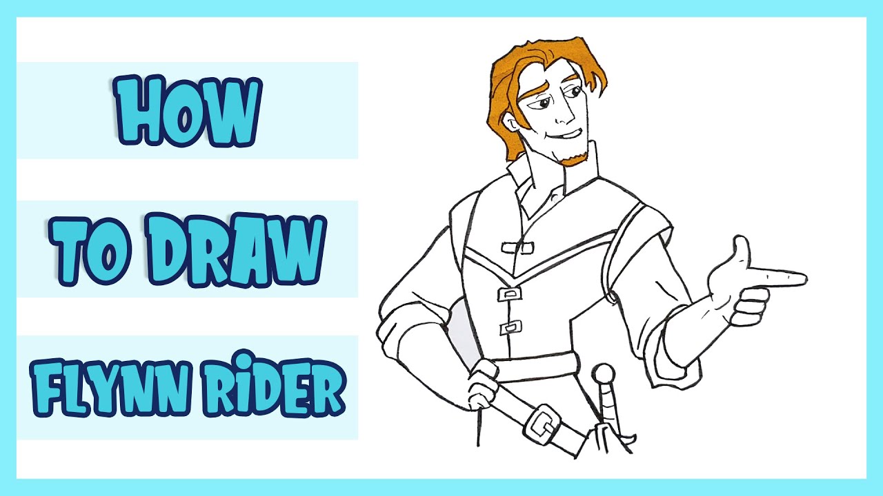 Learn Colorful Flynn Rider | How to Draw Flynn Rider | Tangled - YouTube