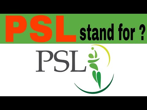 PSL stand for ? - YouTube