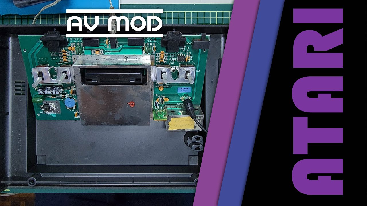 Atari 2600 - AV MOD e Transcodificação - YouTube