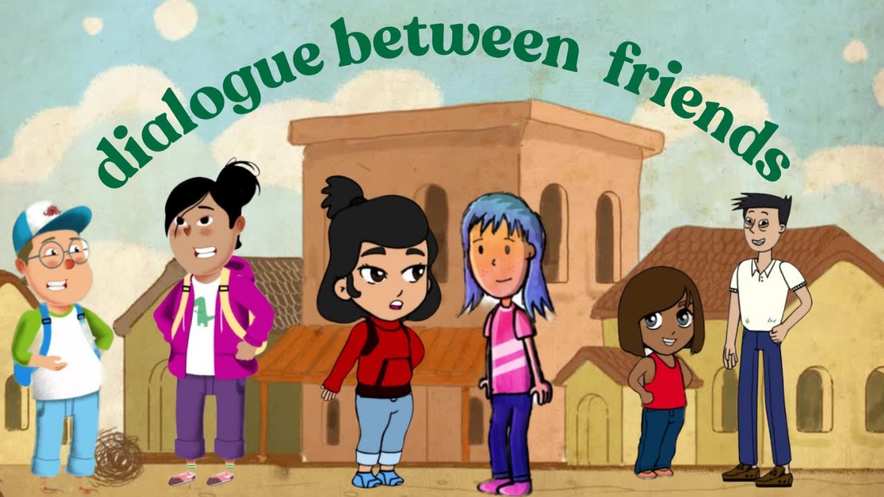 Dialogue between friends │Discuss about a English test in school ...