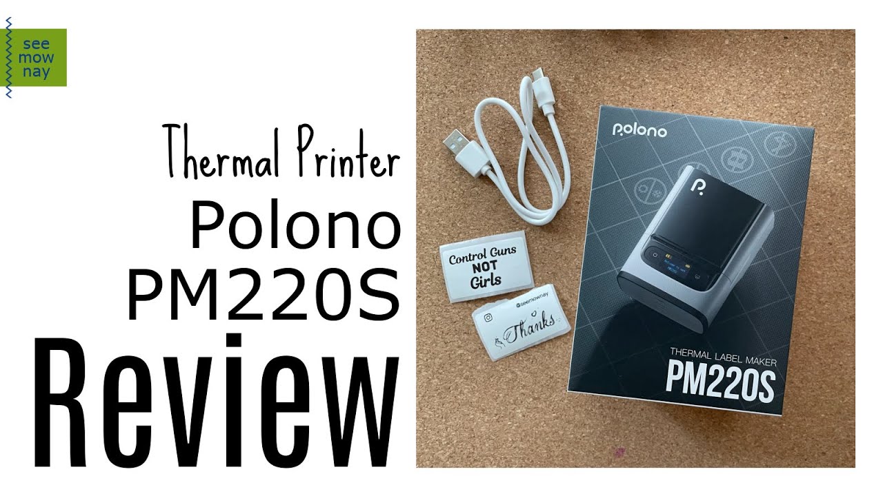 Unboxing and Test: Polono PM220S * Thermal Printer. Nice, but ... - YouTube