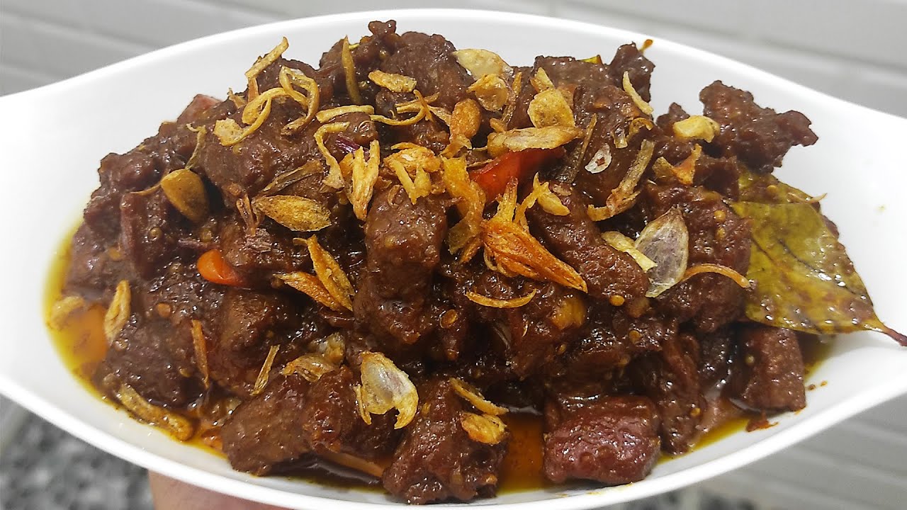 Sate Goreng Daging Sapi Empuk dan Praktis - YouTube