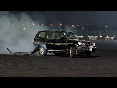Rear bumper fell off the car while drifting! - YouTube