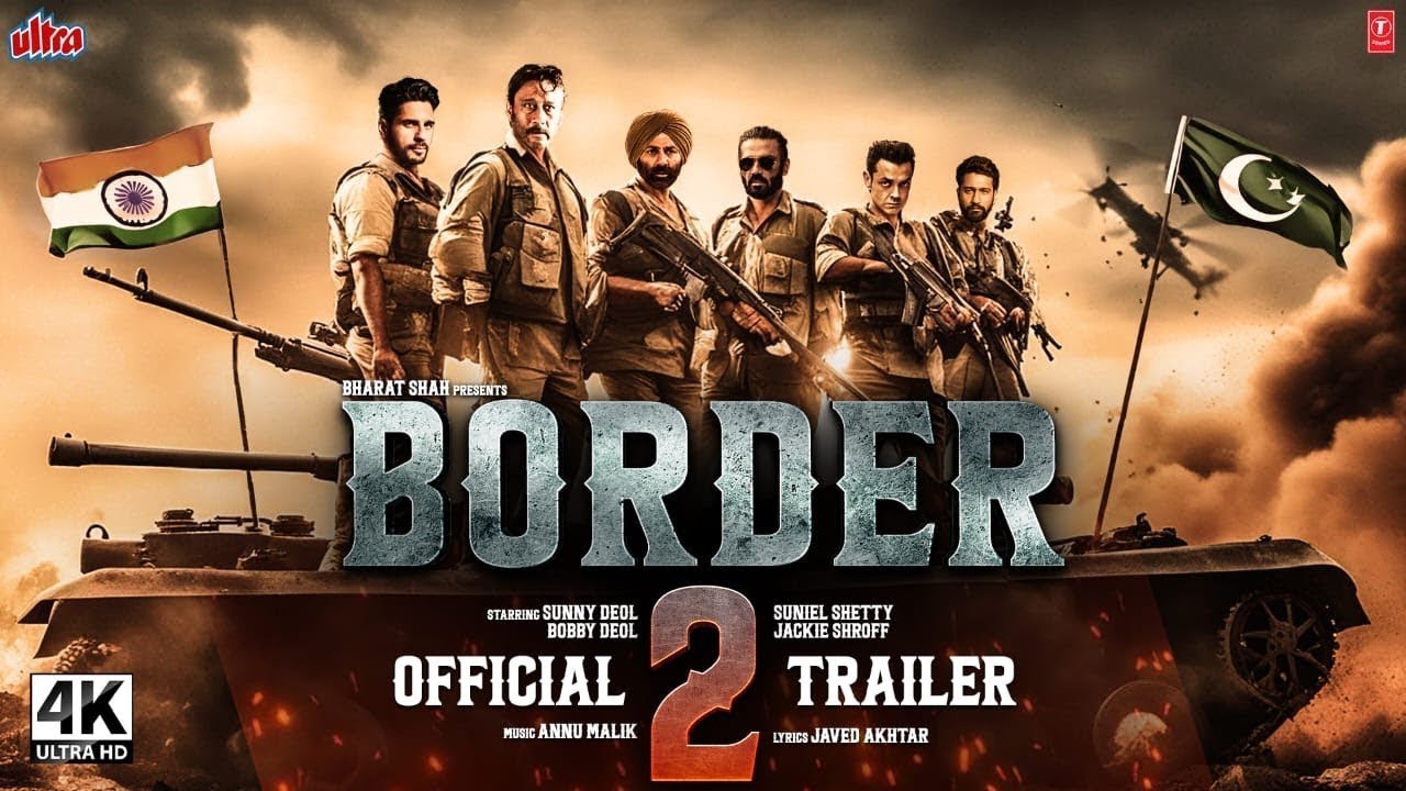 Border 2 | Official Trailer | Sunny Deol, Bobby, Suniel, Jackie | Border 2 Teaser Trailer ...