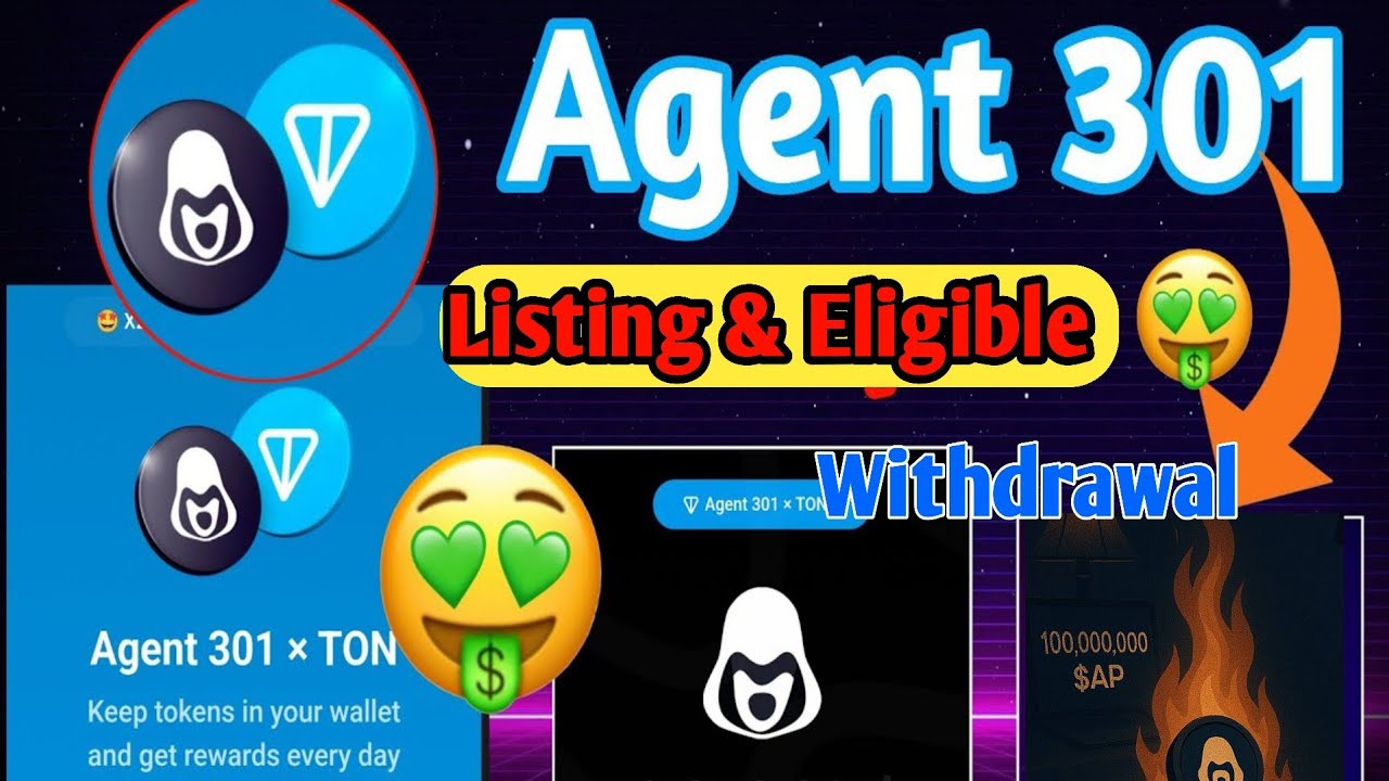 Agent 301 airdrop listing | Agent 301 airdrop eligible | Agent 301 ...
