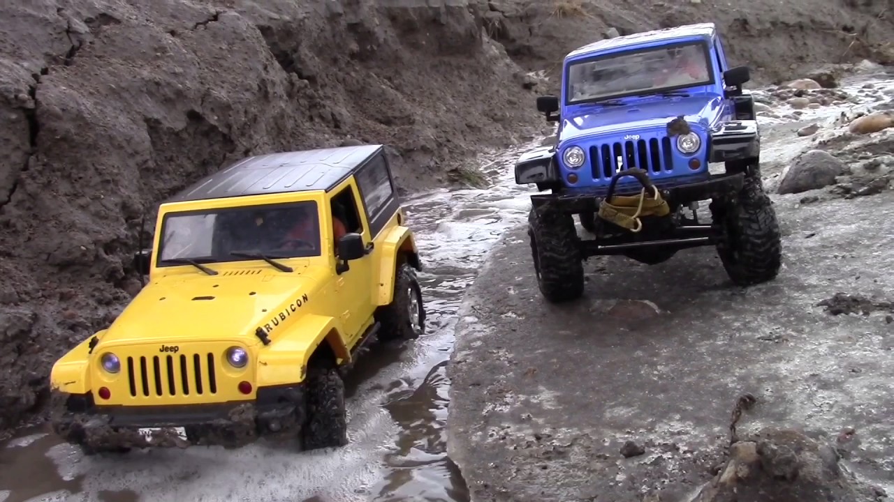 RCMODELex and SCX10 JK - Jeep Spring River Run - YouTube