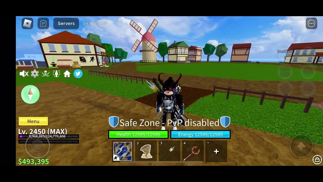 Getting perm rumble in blox fruits! - YouTube