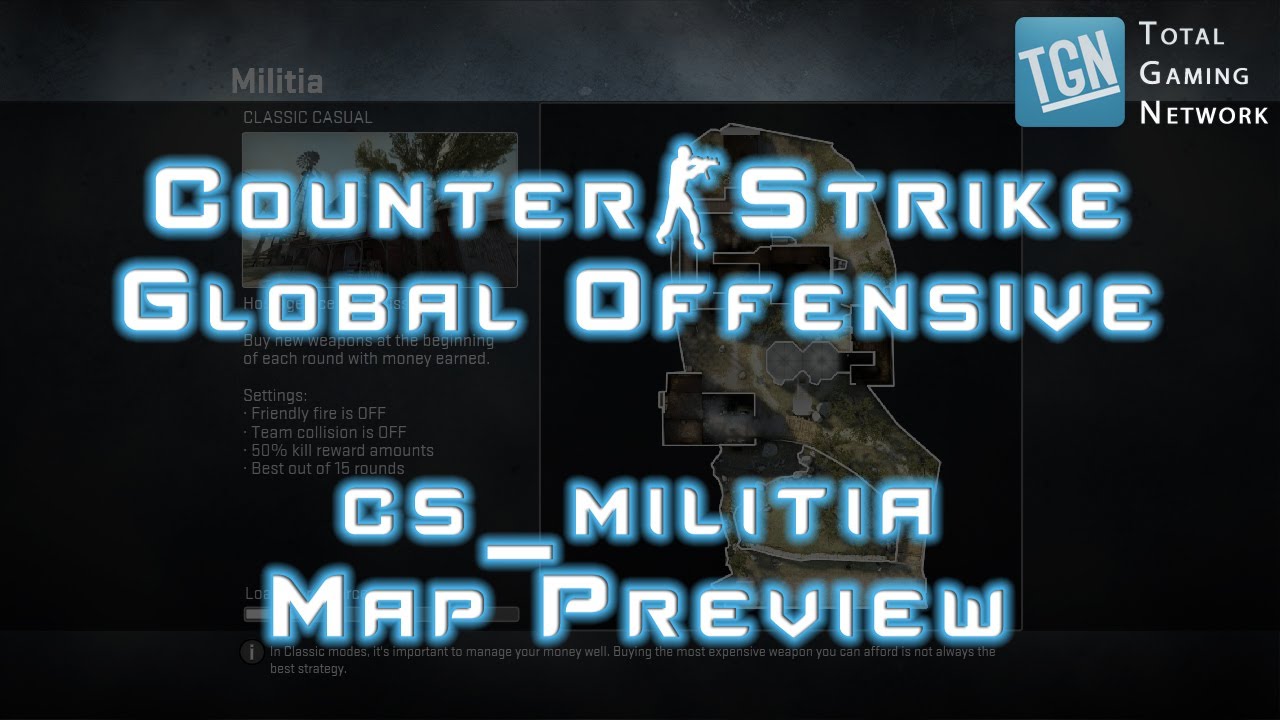 CS:GO Militia Map Preview and Hostage Rescue Changes - TGN - YouTube