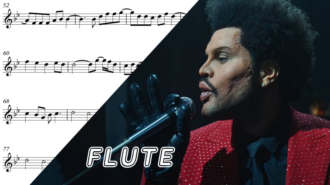 The Weeknd - Save Your Tears - Flute Sheet Music – Tutorial + SHEETS ...