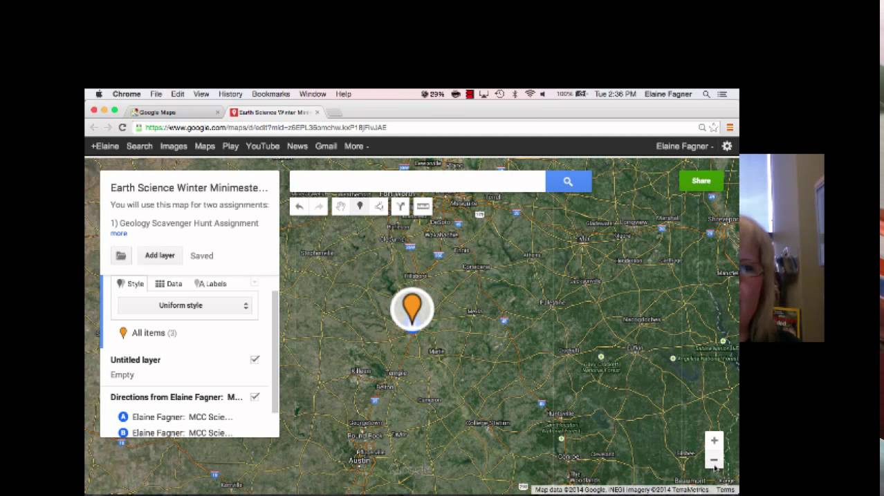 Course Google Map Assignment Demo - YouTube