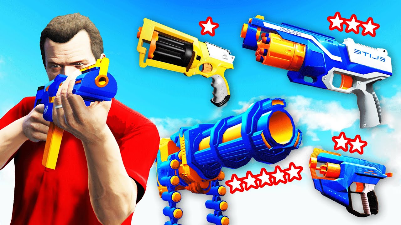 Collecting EVERY NERF GUN In GTA 5 (Awesome) - YouTube