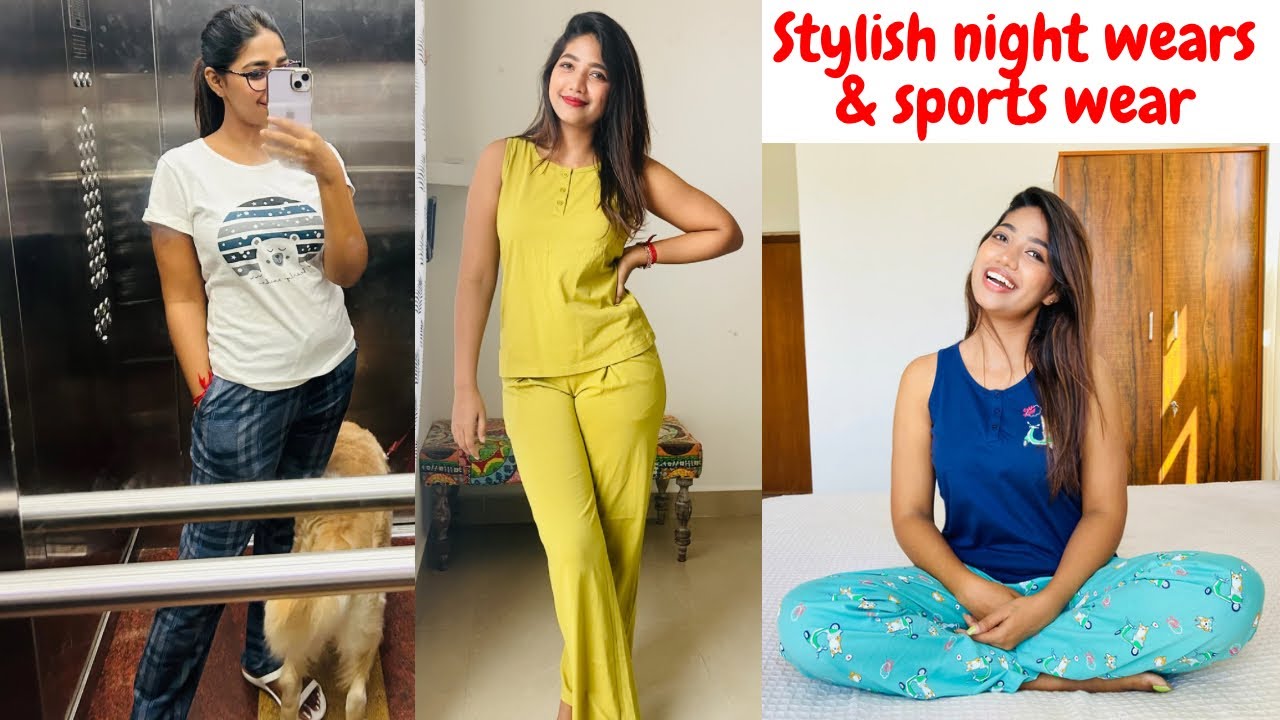 Trendy nightwear’s & stylish inner wears || Racer back inners - YouTube
