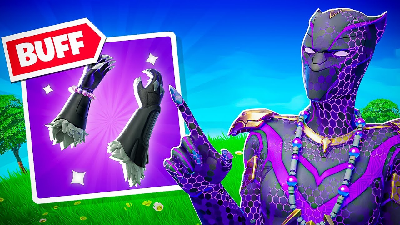 Fortnite Buffed Shuri's Black Panther Claws (New Fortnite Update) - YouTube