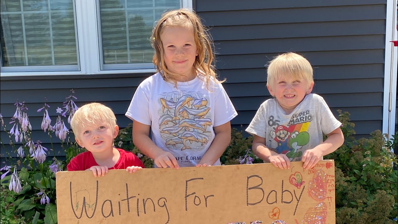 Boyle Kids Waiting for Baby Sister - YouTube