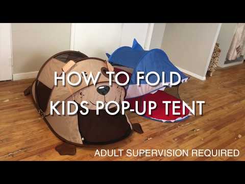 How to Fold Kid's Pop-Up Tent