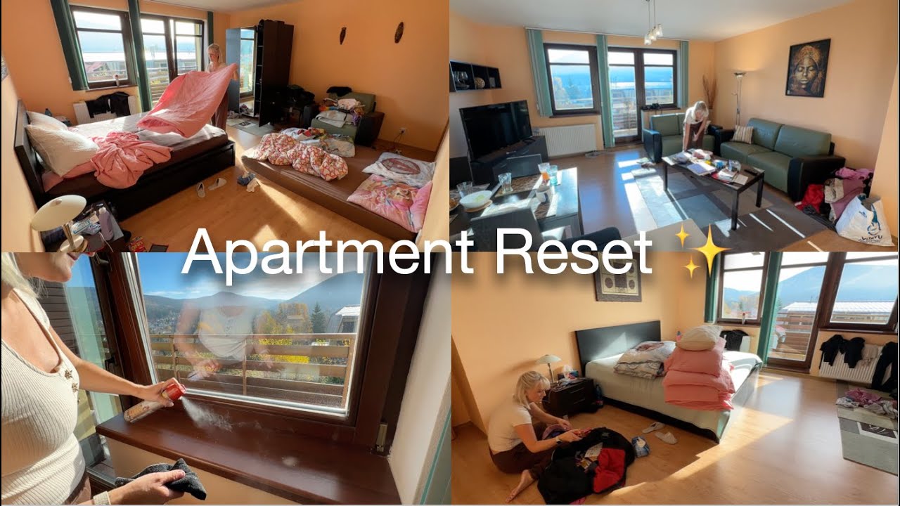 Satisfying Apartment Reset Cozy Vacation Cleaning Motivation | ASMR ...