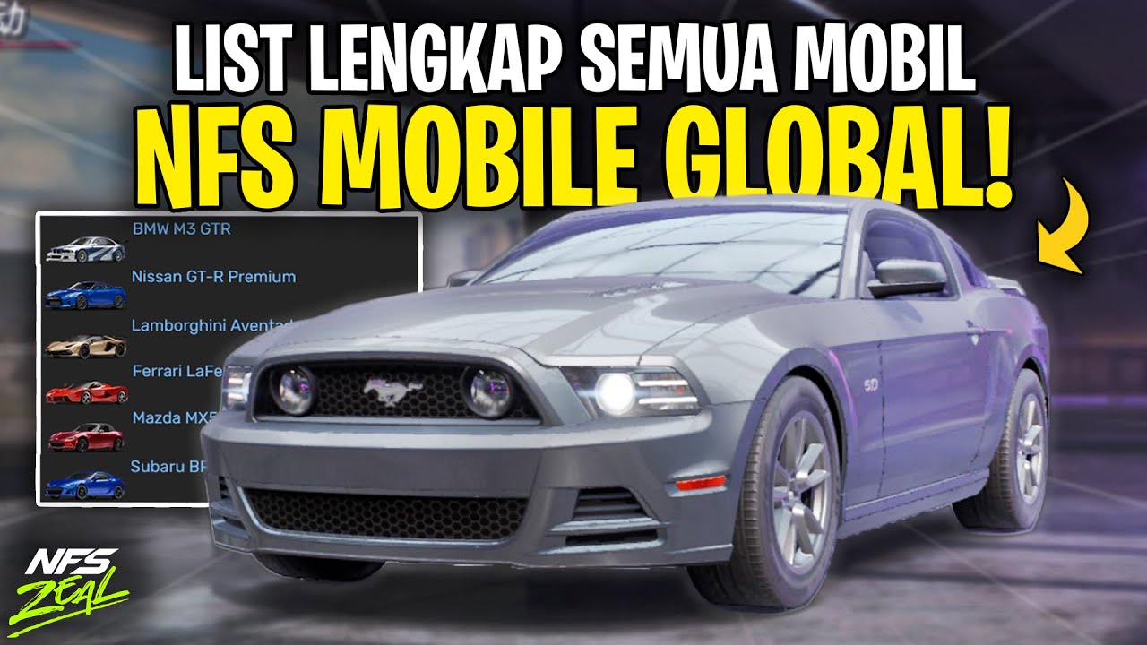 INFORMASI BARU SEMUA MOBIL DI NFS Mobile GLOBAL RILIS - Need for Speed ...