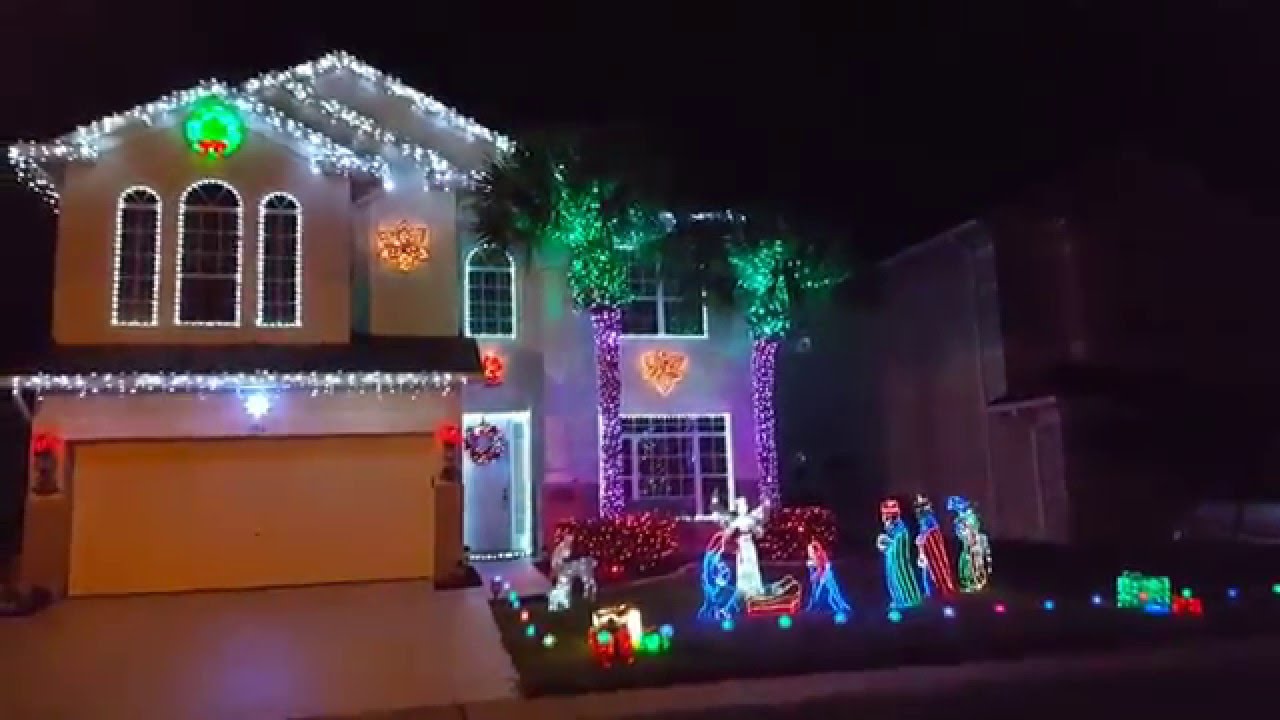 Light o Rama. Light dance to Joy to the World by Mannheim Steamroller ...