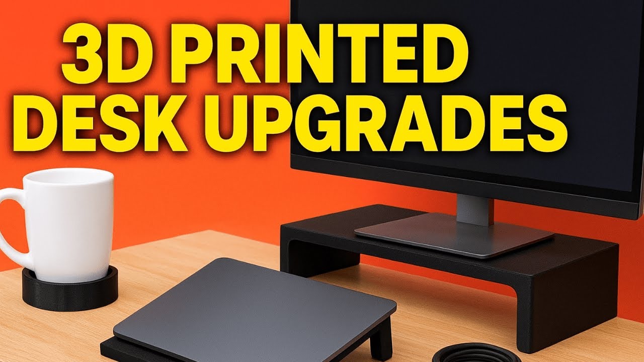 3D Printed Upgrades for Your Desk Setup - YouTube