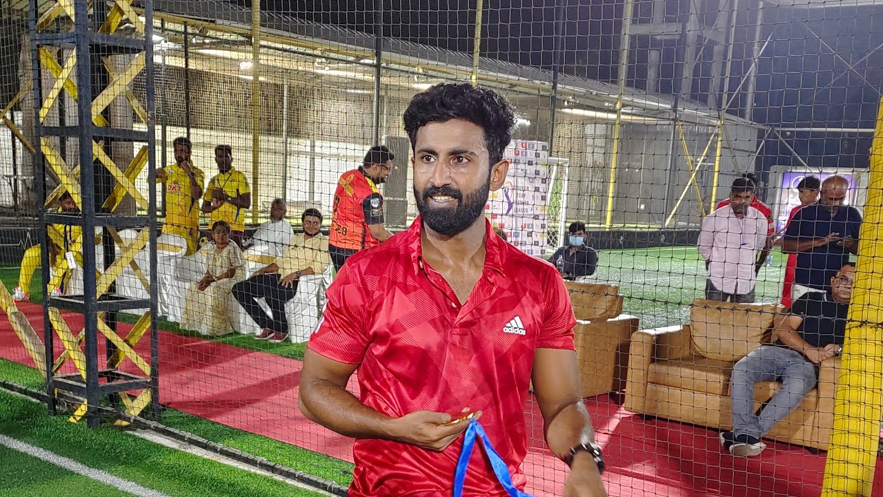 Actor Master Mahendran in Tirupur Turf Premier League TTPL - YouTube